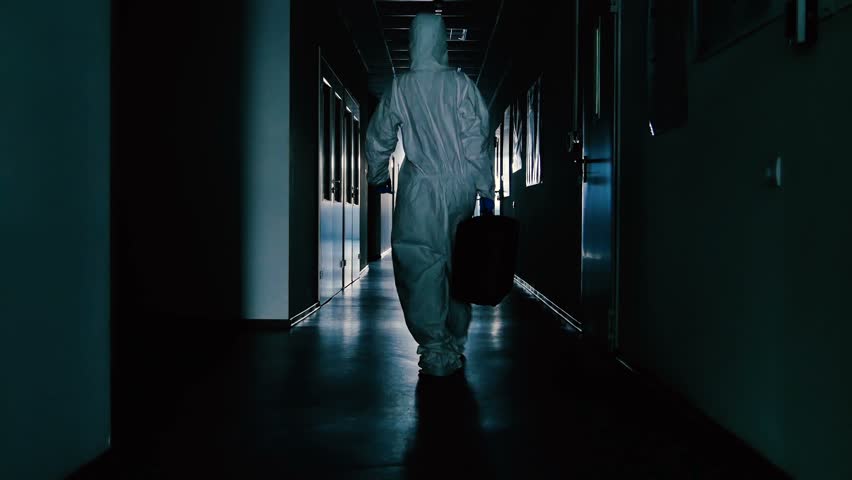 Back View of Scientist in Stock Footage Video (100% Royalty-free ...