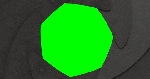 Aperture Iris Transitions Changes On Chroma Stock Footage Video (100% ...