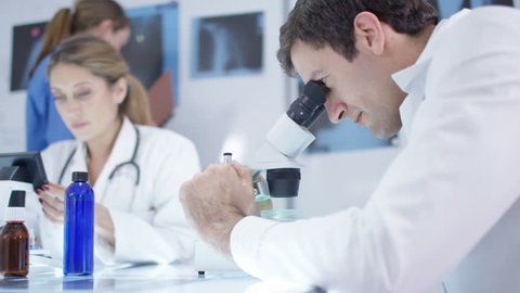4k Medical Research Team Working Together Stock Footage Video (100% ...