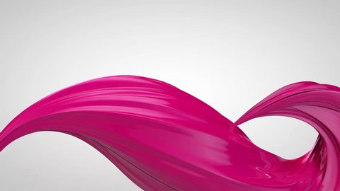 Motion Graphics Animation Abstract Swirl Line Stock Footage Video (100% ...