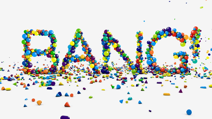 Motion Graphics, Animation of Bang Stock Footage Video (100% Royalty ...