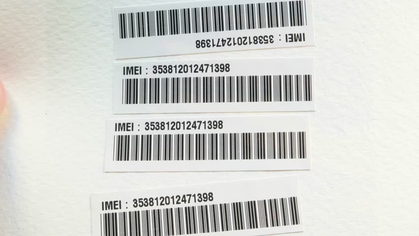 close barcode label Stock Footage Video (100% Royalty-free) 22836673 ...