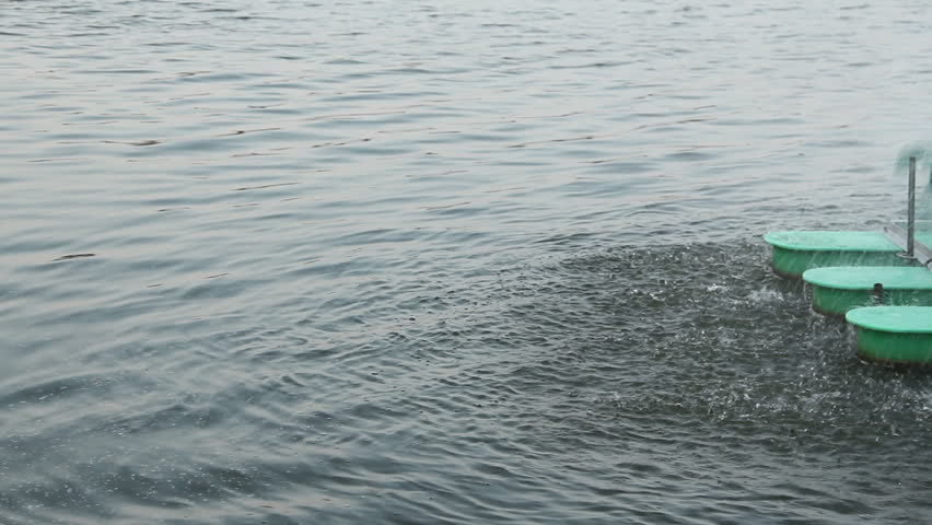 environment water pollution treatment electric turbine Stock Footage ...