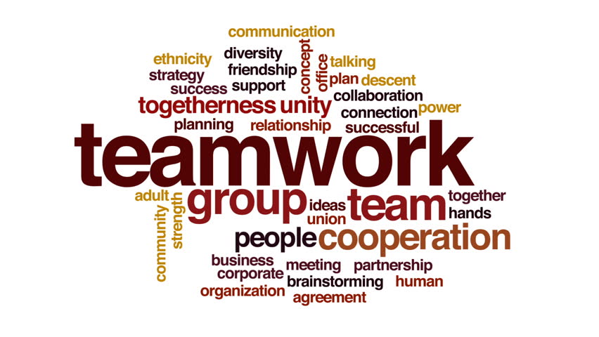 teamwork animated word cloud Stock Footage Video (100% Royalty-free ...