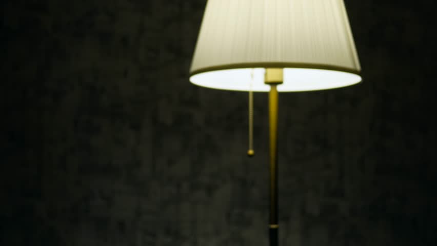 woman's hand turn off lamp Stock Footage Video (100% Royalty-free ...