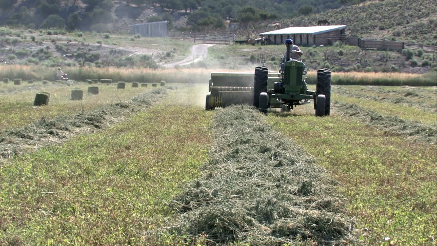 Farm in Utah Harvesting and Stock Footage Video (100% Royalty-free ...
