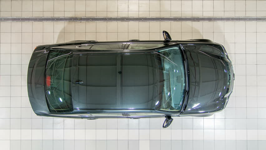 Top View of Cars Entering Stock Footage Video (100% Royalty-free ...