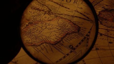Vintage Old Map Stock Footage Video (100% Royalty-free) 22905820 ...