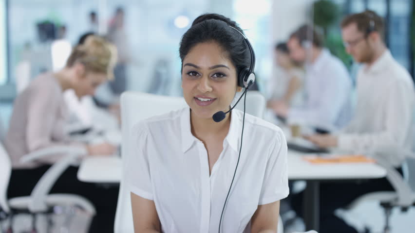4k Friendly Customer Service Adviser Stock Footage Video (100% Royalty ...
