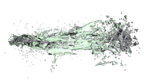 Water Splash Pepper Isolated On White Stock Photo 1110957500 | Shutterstock