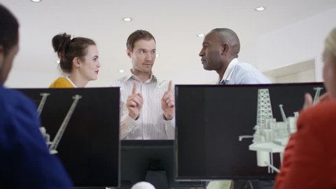 4k Engineering Team Working Together Using Stock Footage Video (100% ...