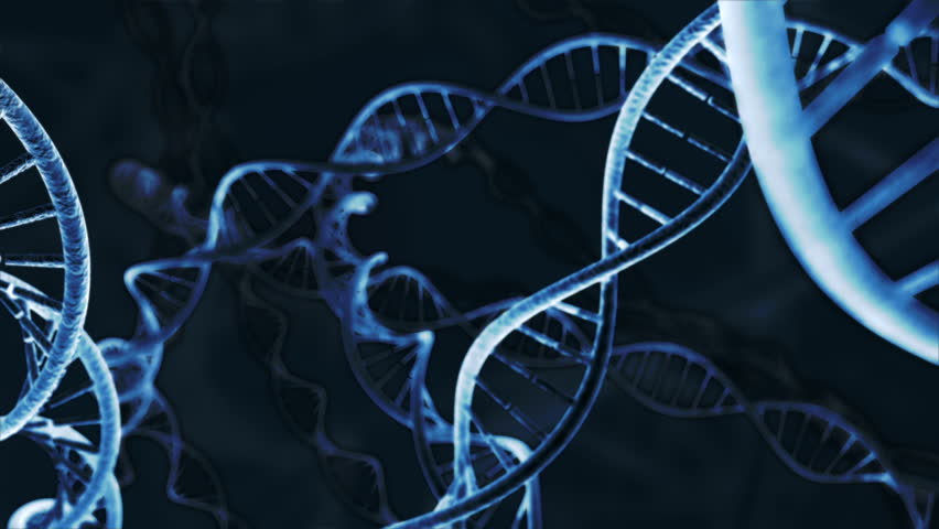 Animation of Genetic Dna. Loop-able Stock Footage Video (100% Royalty ...