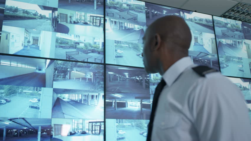 4k Portrait Smiling Security Officers : vidéo de stock (100 % libre de ...