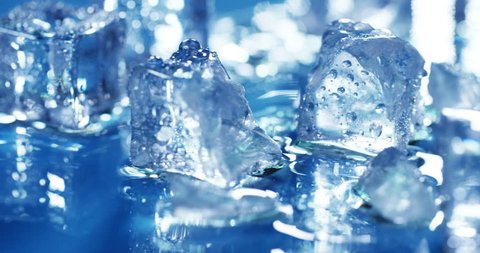 High Quality Exploding Ice Cubes 4k Stock Footage Video (100% Royalty ...