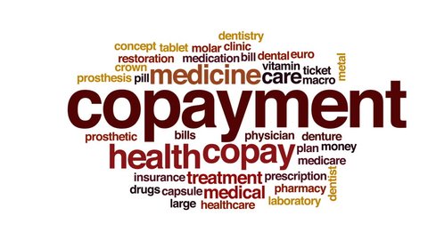 Copayment Animated Word Cloud Text Design Stock Footage Video (100% ...