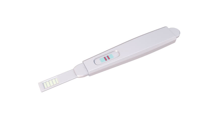 Animation of Pregnancy Test in Stock Footage Video (100% Royalty-free ...