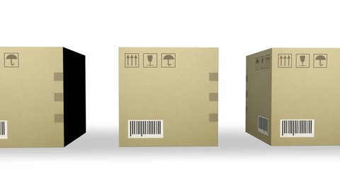 Cardboard Box Shipping Labels Isolated On Stock Illustration 320370701 ...