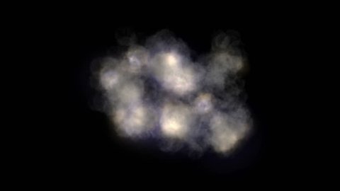 4k Explosion Smoke Fume Particles Battle Stock Footage Video (100% ...