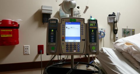 contemporary medical system operating room monitor Stock Footage Video ...