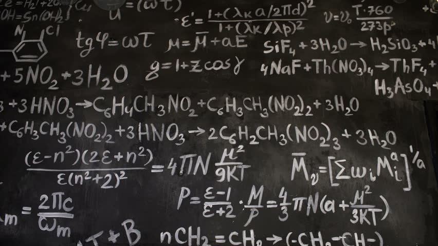 old dirty chalkboard various integrals being Stock Footage Video (100% ...