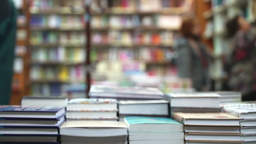 Concept Learning and Knowledge. Bookstore Stock Footage Video (100% ...