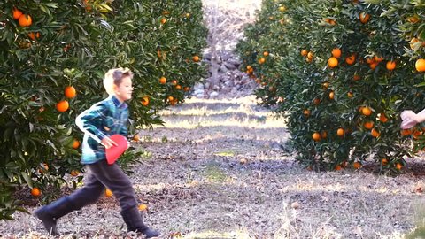 Young Woman Little Boy Making Fun Stock Footage Video (100% Royalty ...