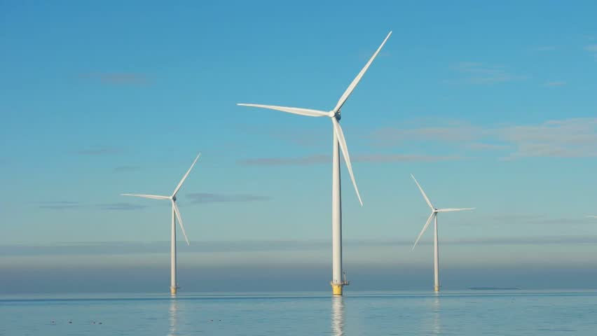 Three Windmills Isolated at Windmill Stock Footage Video (100% Royalty ...