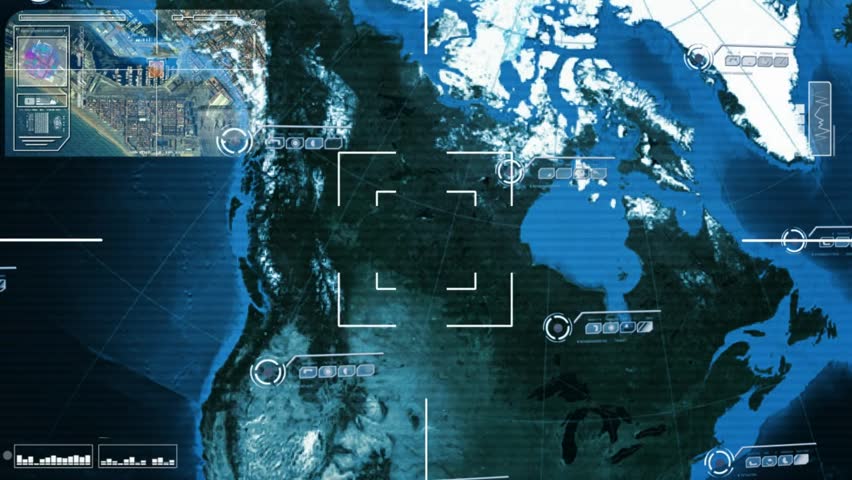 World Map Scanning Stock Footage Video (100% Royalty-free) 23338384 ...