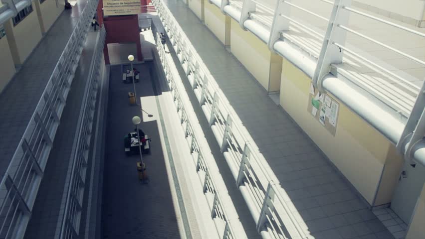 university corridor Stock Footage Video (100% Royalty-free) 2335781 ...