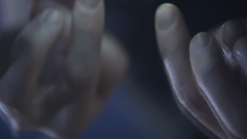 uncontrolled abnormal hand movements person diagnosed Stock Footage ...