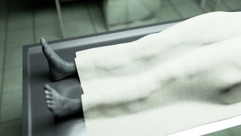 Dead Alien Morgue On Table Futuristic Stock Footage Video (100% Royalty ...