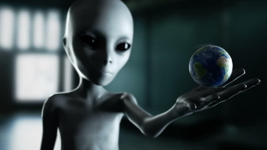 Alien Hand Reaching Out with Stock Footage Video (100% Royalty-free ...