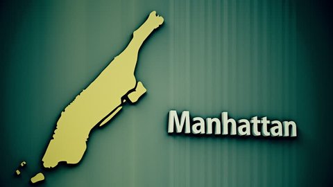 Manhattan districts map Stock Video Footage - 4K and HD Video Clips ...