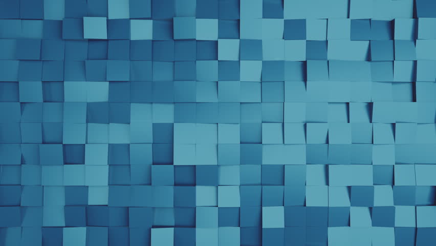 background blue blocks effect mosaic Stock Footage Video (100% Royalty ...