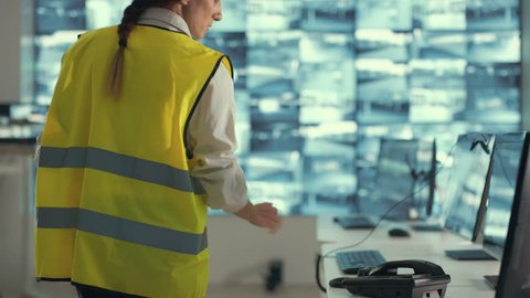 4k Security Surveillance Team Working System Stock Footage Video (100% ...