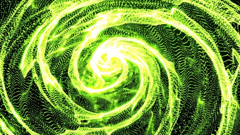 4k Green Dust Particle Seamless Background Stock Footage Video (100% ...