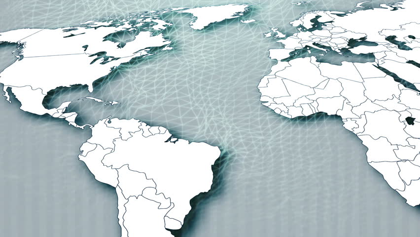 animation white world map Stock Footage Video (100% Royalty-free ...