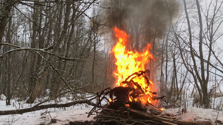 Explosion in the Fire in Stock Footage Video (100% Royalty-free ...