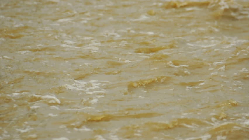 Dirty Water Flowing Stock Footage Video (100% Royalty-free) 2349488 ...