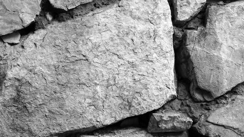 Footage Retro Stone Wall Background Texture Stock Footage Video (100% ...