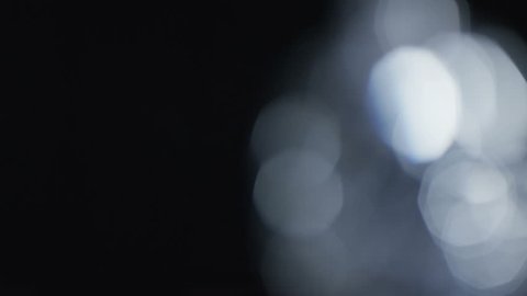 Abstract Defocused Crystal Elements On Black Stock Footage Video (100% ...
