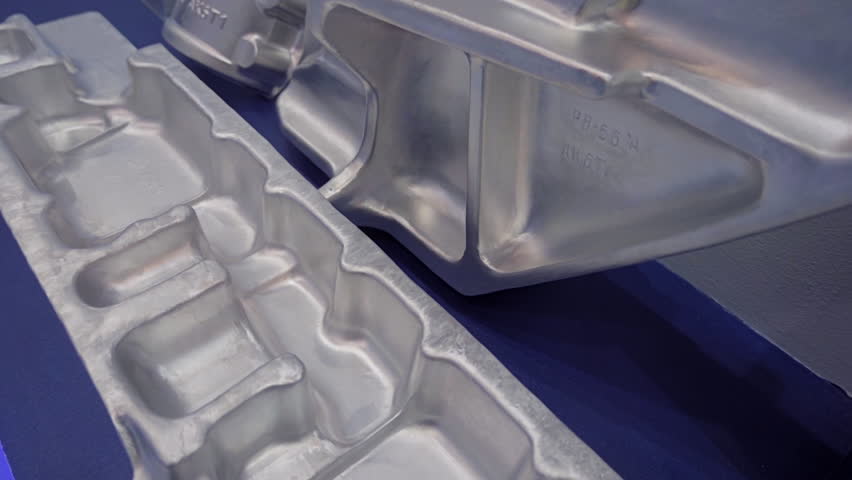 Rough Metal Castings for Further Stock Footage Video (100% Royalty-free ...