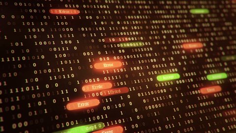 Technologic Background Representation Binary Code Binary Stock Footage Video (100% Royalty-free ...