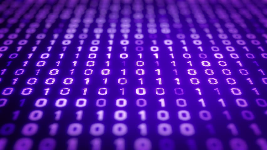 technology purple background binary code moves Stock Footage Video (100% Royalty-free) 23700343 ...