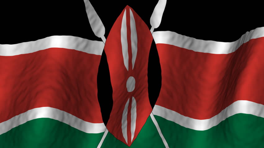 kenya flag ultra hd 3840x2160 pixels Stock Footage Video (100% Royalty ...