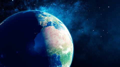 Rotación del planeta Tierra 360 grados: video de stock (totalmente ...