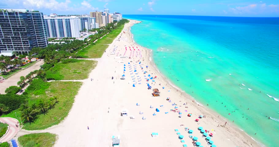 south beach miami florida atlantic ocean: stockbeeldmateriaal en -video ...