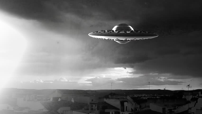 3d animation loop - ufo flying Stock Footage Video (100% Royalty-free ...