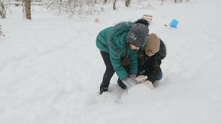 Two snowmen sledding image - Free stock photo - Public Domain photo ...