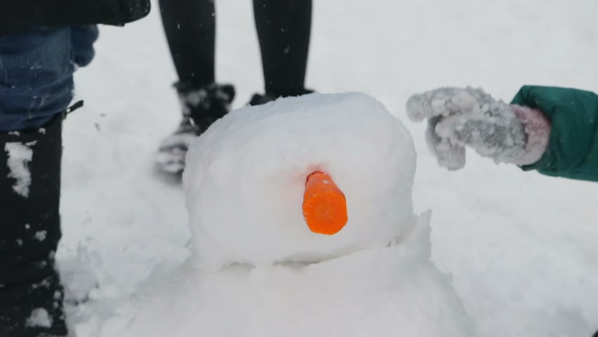 Two snowmen sledding image - Free stock photo - Public Domain photo ...